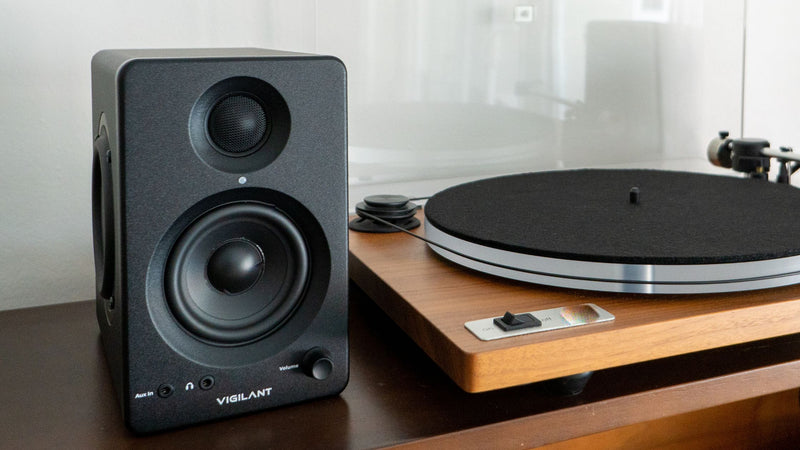 How to Setup a Record Player with Powered Speakers | Vigilant Audio